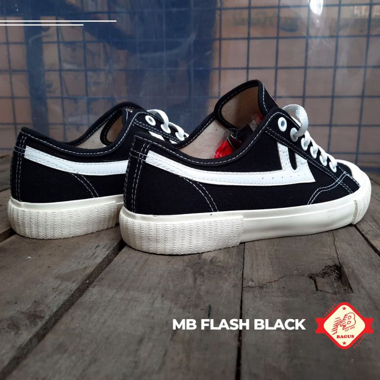 Sepatu MB Bagus Flash Hitam - Black - Sepatu Warrior